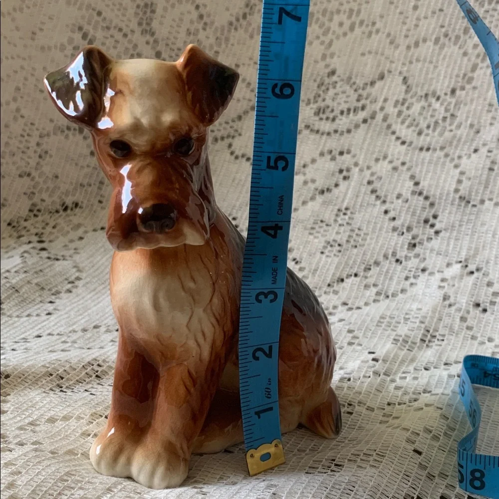 Royal Copley | Accents | Royal Copley Airedale Irish Terrier Schnauzer ...
